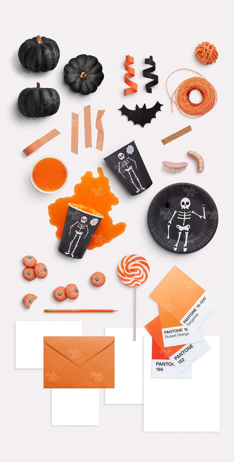 Halloween Scene Creator / Movable Isolated Elements - Etsy