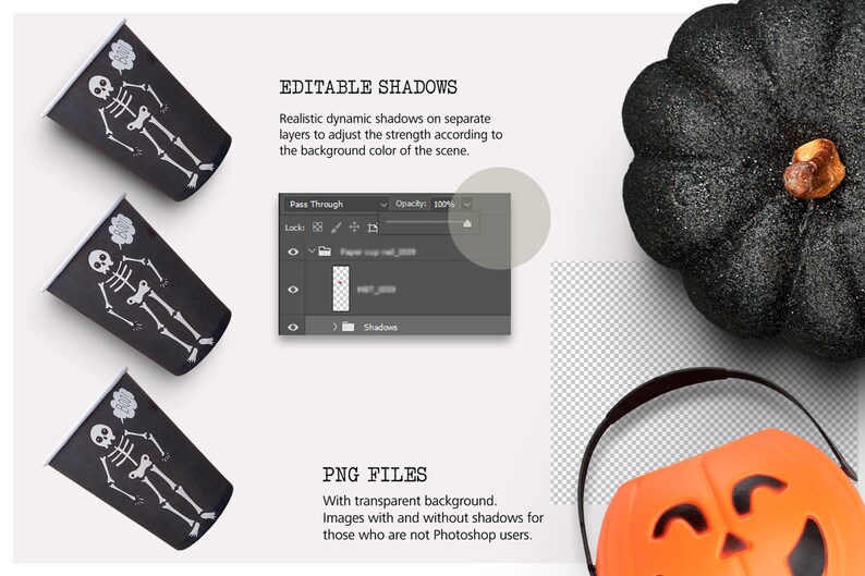 Halloween Scene Creator / Movable Isolated Elements - Etsy