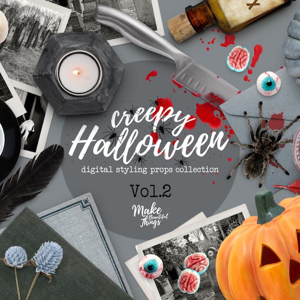 Halloween Scene - Etsy