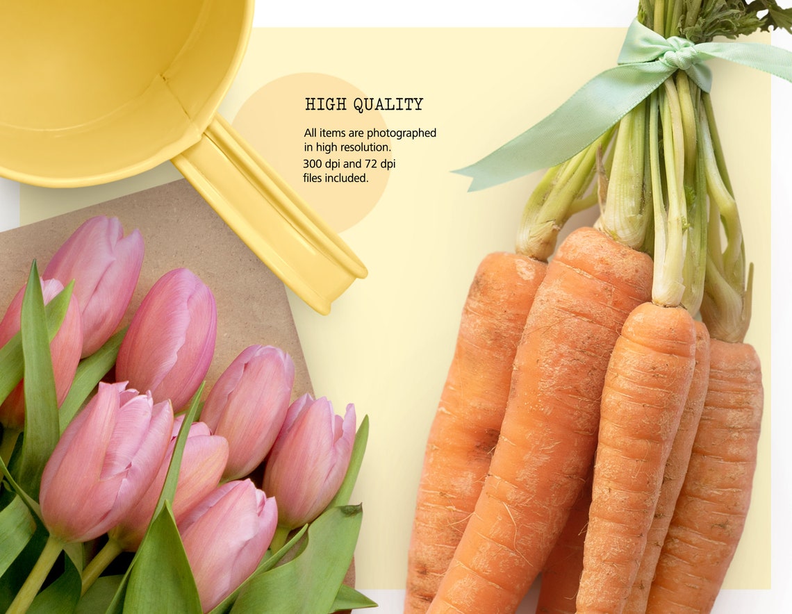 Easter Scene Creator / Isolated Movable Elements / PSD + PNG - Etsy