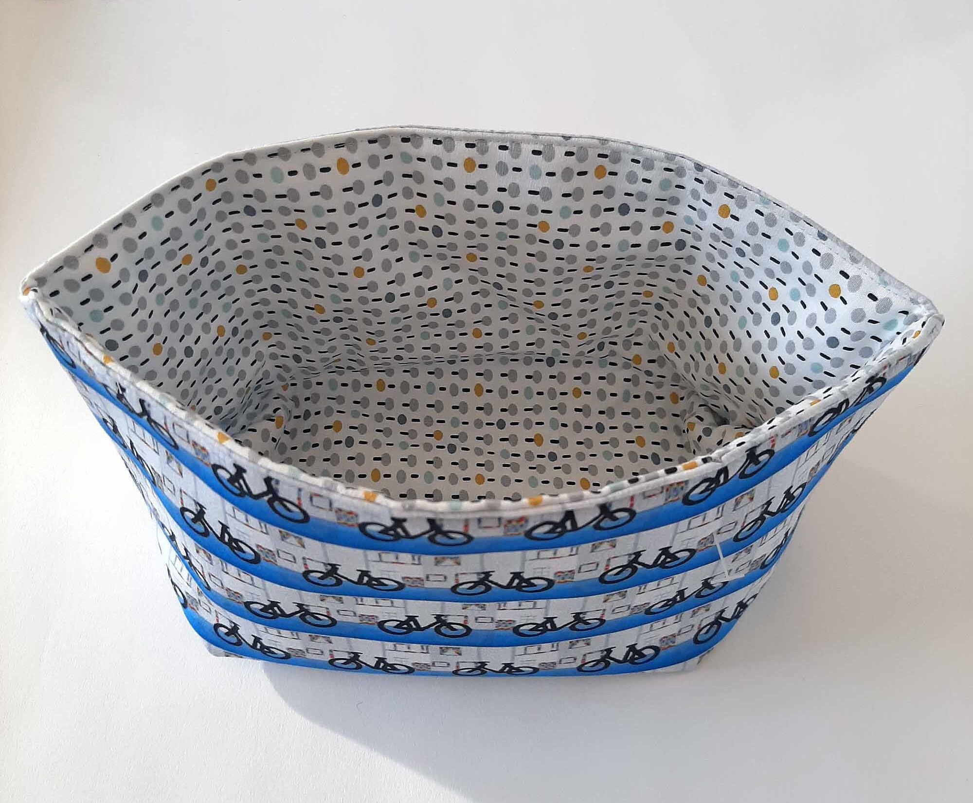 Foldable Fabric Basket With Bikes - Etsy