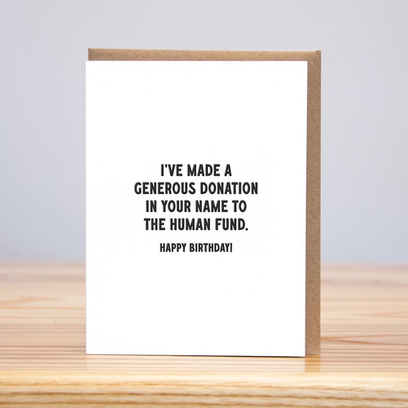 Human Fund Card - Etsy