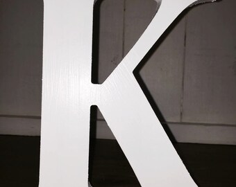 Wooden letter k | Etsy