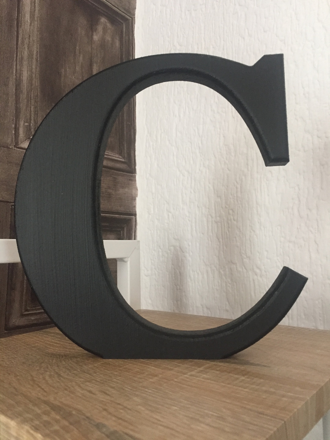 Any 15 Large Black Wooden Letters - 20cm Large Letters, Big Letters ...