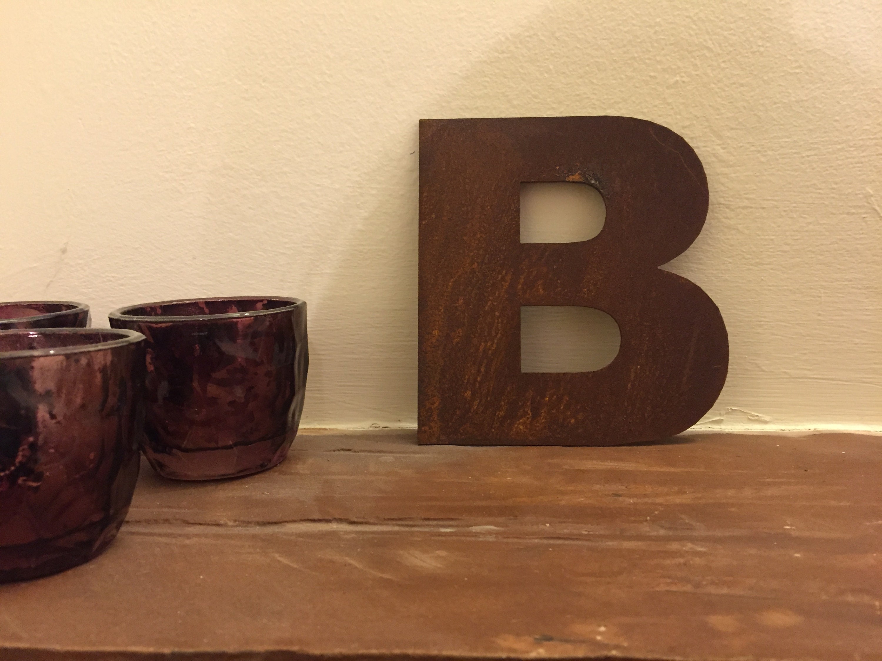 Rusted Metal Letter B 5 Inch High Rusty Metal Letter B - Etsy UK