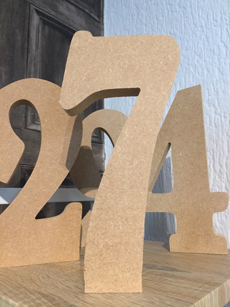 Big Numbers 20cm Large Numbers Birthday Numbers - Etsy