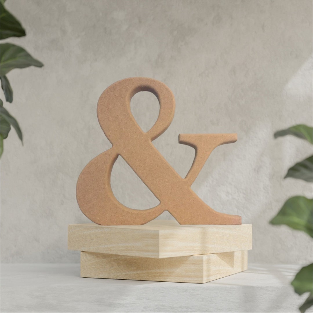 MDF Free Standing Letters - Etsy