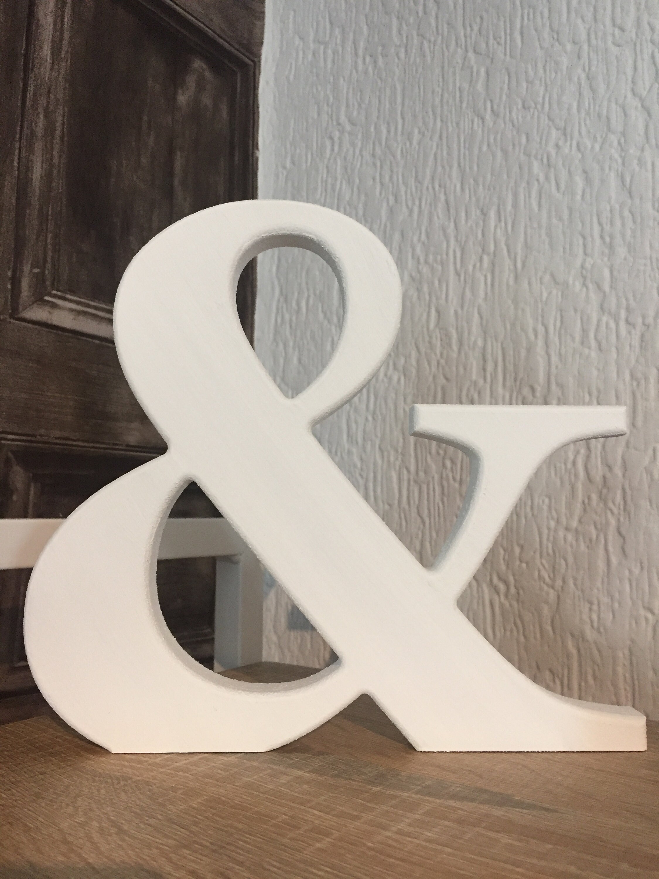 Any 6 Large White Wooden Letters 20cm Large Letters Big - Etsy