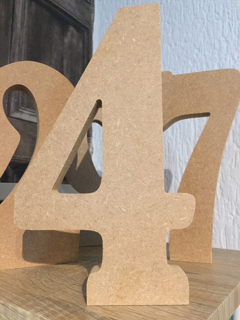Big Numbers 20cm Large Numbers Birthday Numbers - Etsy