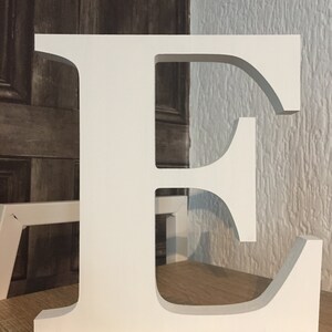 Any 3 Large White Wooden Letters - Large Letters, Big Letters, White ...