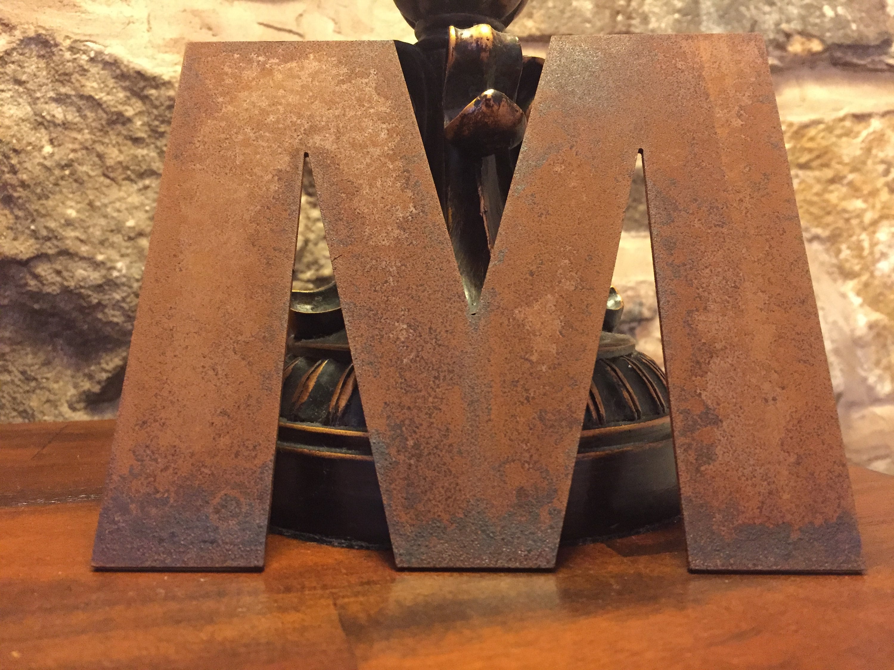 Rusty Metal Letters 5 Inch High Rusty Metal Letters | Etsy