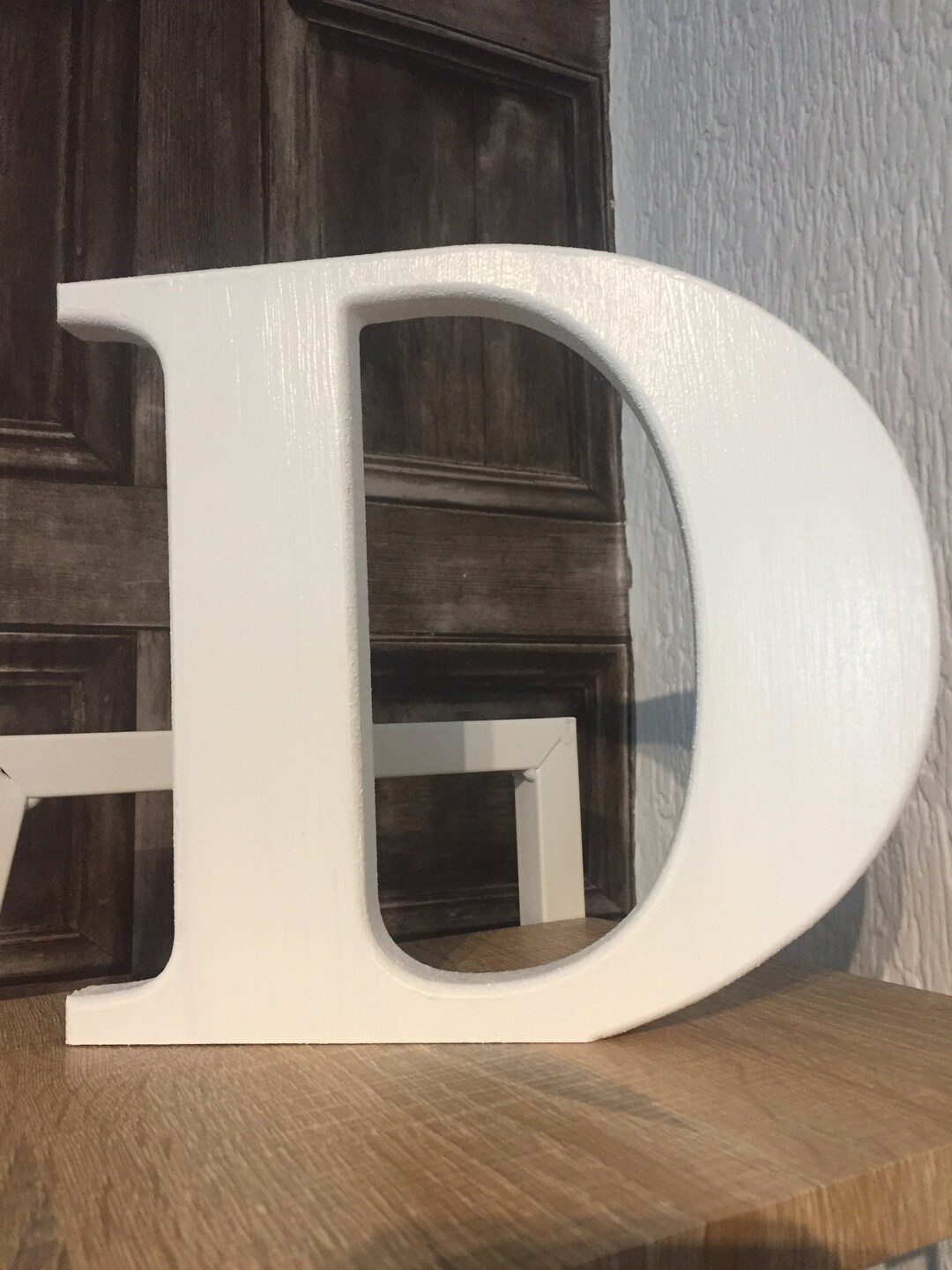White Wooden Letters, & Signs and Numbers - Free-standing - Painted ...