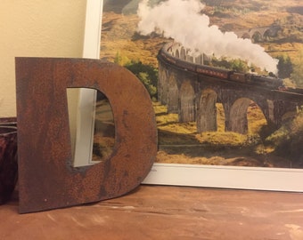 4 Inch Word NOEL Script Style Rusty Vintage Metal Steel Wall Art Craft ...