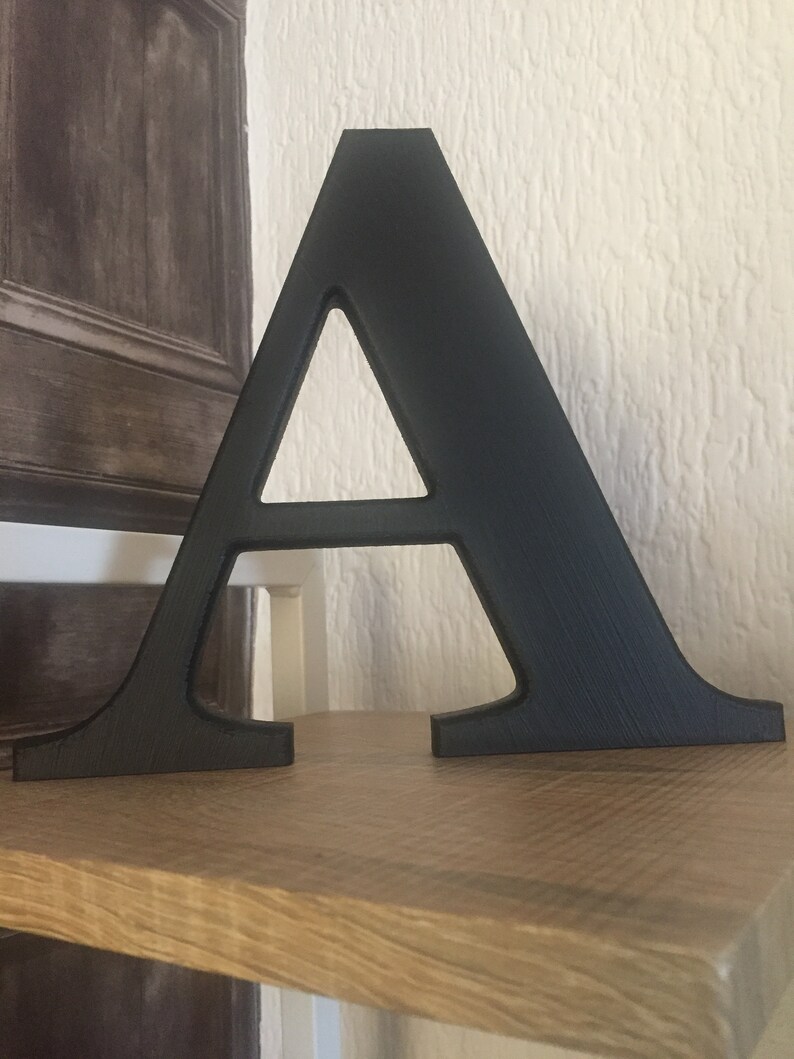 Any 7 Large Black Wooden Letters 20cm Large Letters Big - Etsy UK