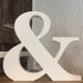 Any 3 Large White Wooden Letters - Large Letters, Big Letters, White ...
