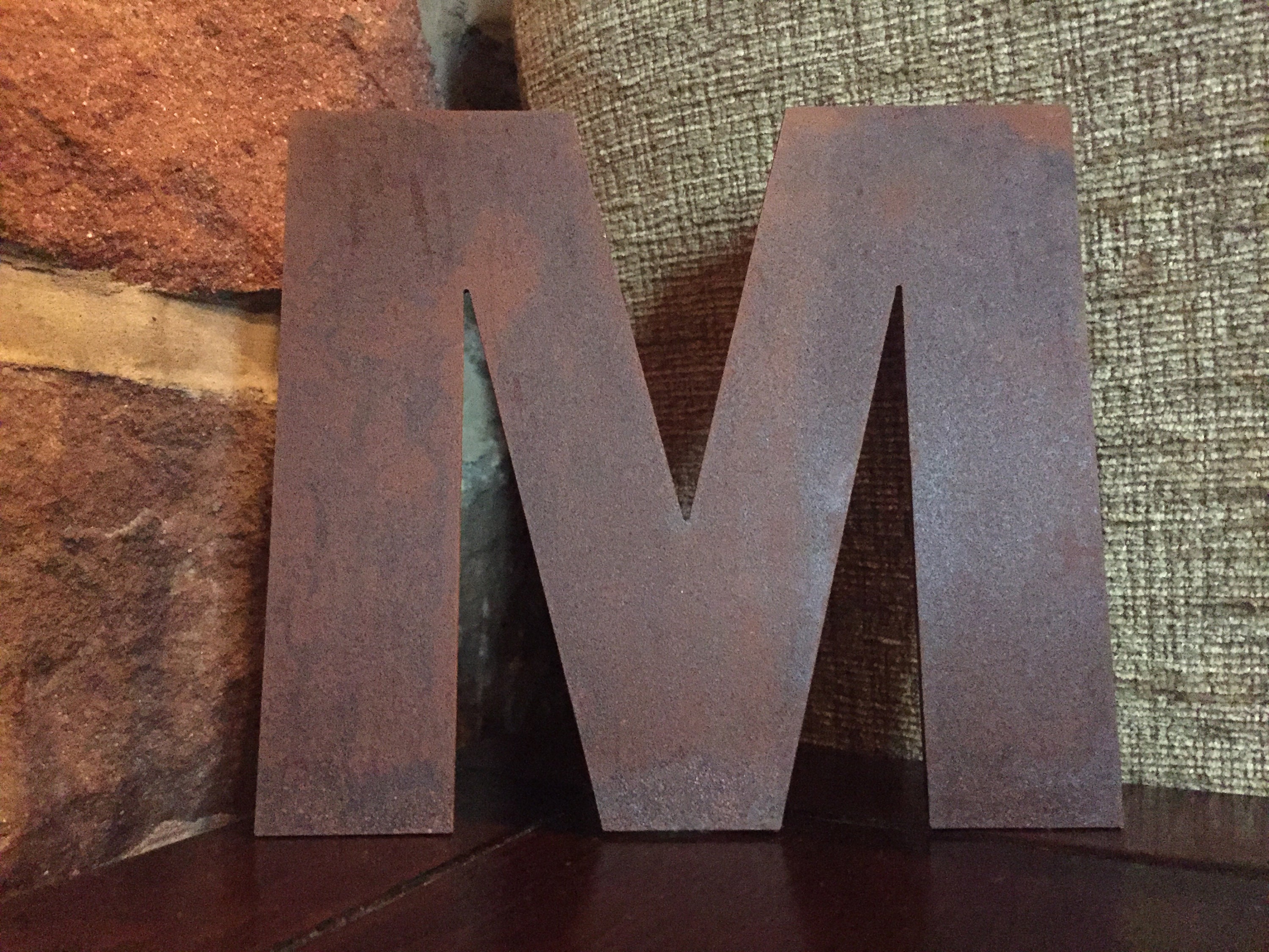 Rusty Metal Letters 5 Inch High Rusty Metal Letters | Etsy