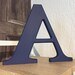 Navy Blue Large Letters, Painted Wooden Letters, Big Letters, Large ...