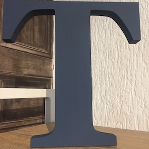 Navy Blue Large Letters, Painted Wooden Letters, Big Letters, Large ...