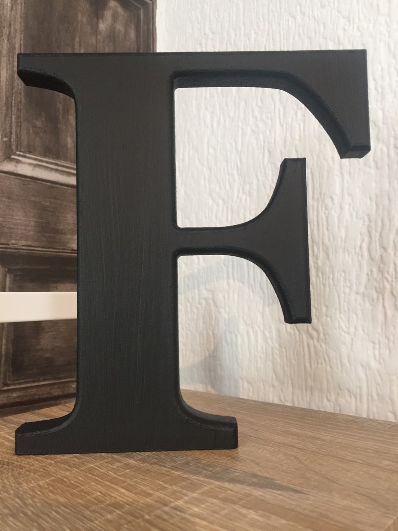 Any 7 Large Black Wooden Letters 20cm Large Letters Big - Etsy UK
