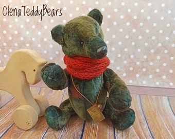 Miniature teddy bear stuffed animals monsters by OlenaTeddyBears