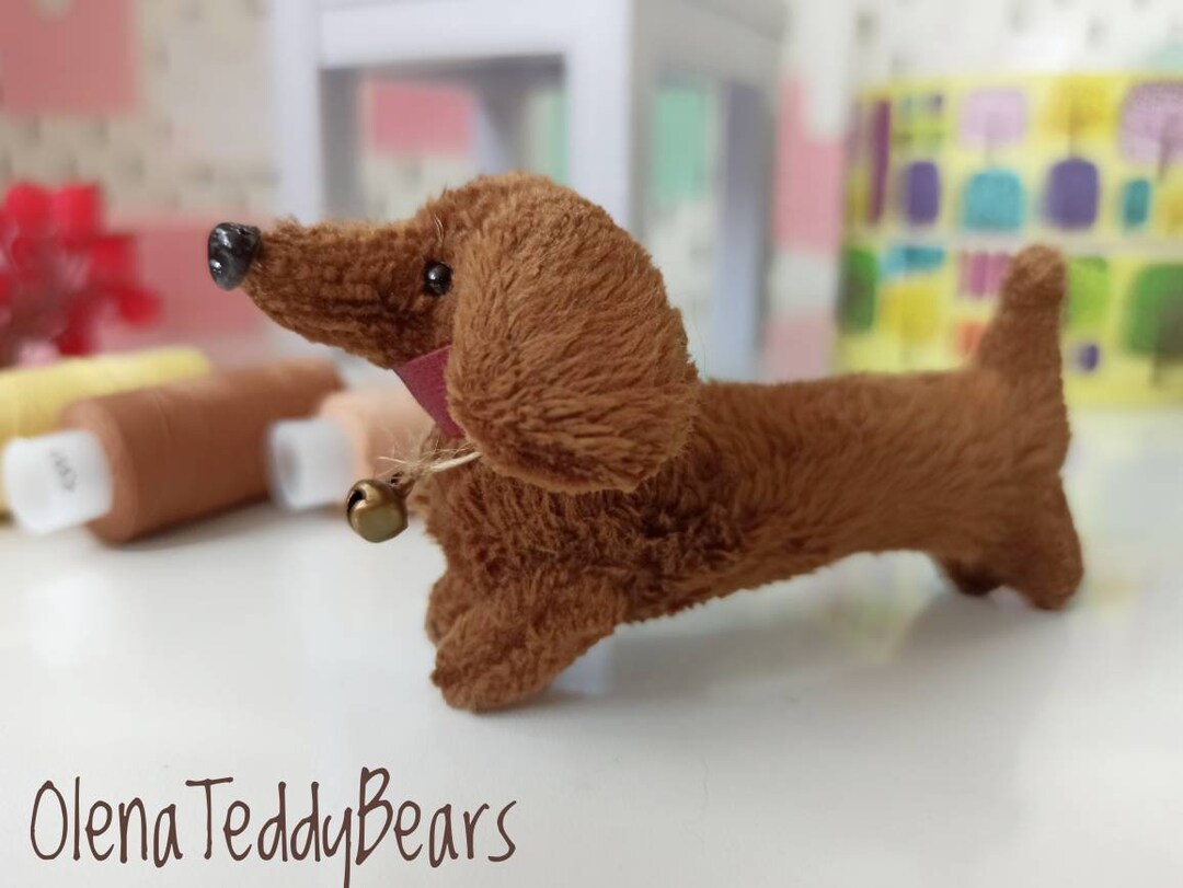 Stuffed Puppy, Plush Dog, Mini Plush Animal Dog, Toy for Doll,dachshund ...