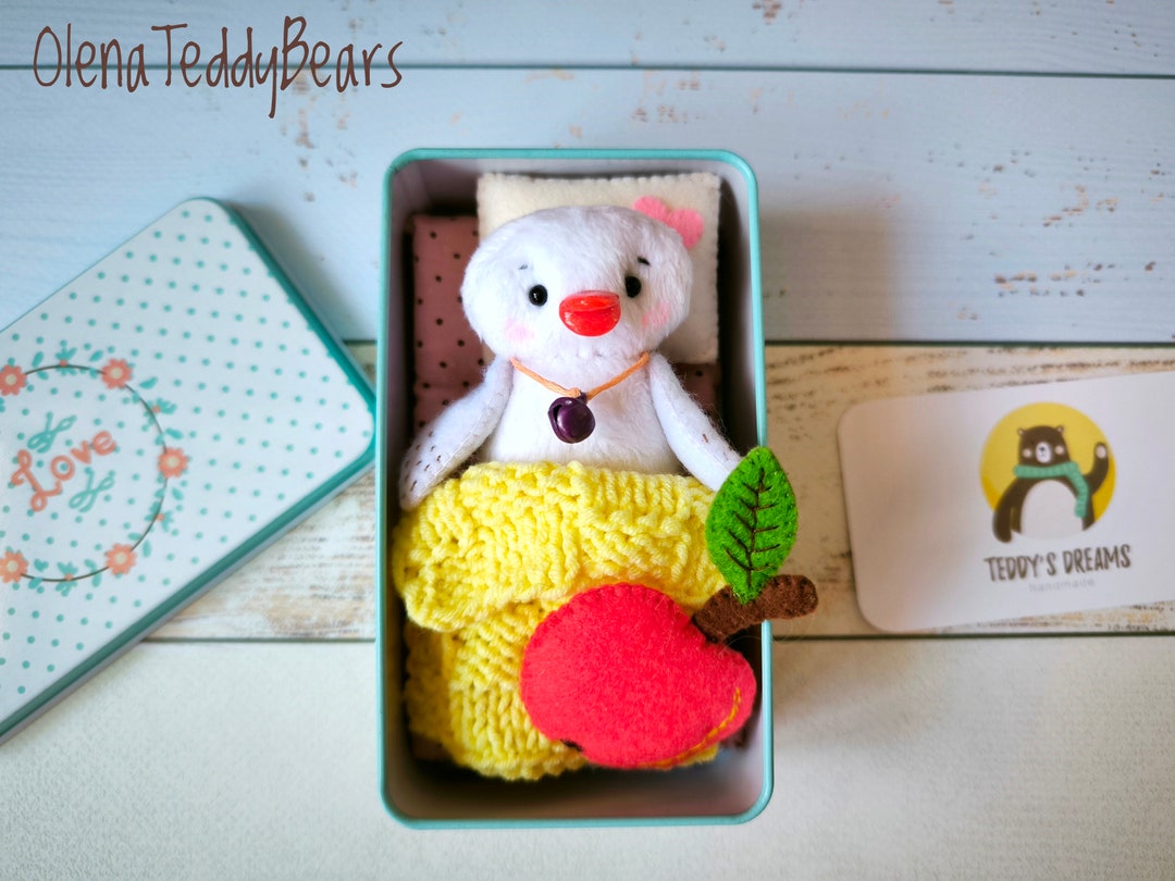Small Duck, Plush Toys for Pocket Hugs, Travel Play Set, Miniature ...
