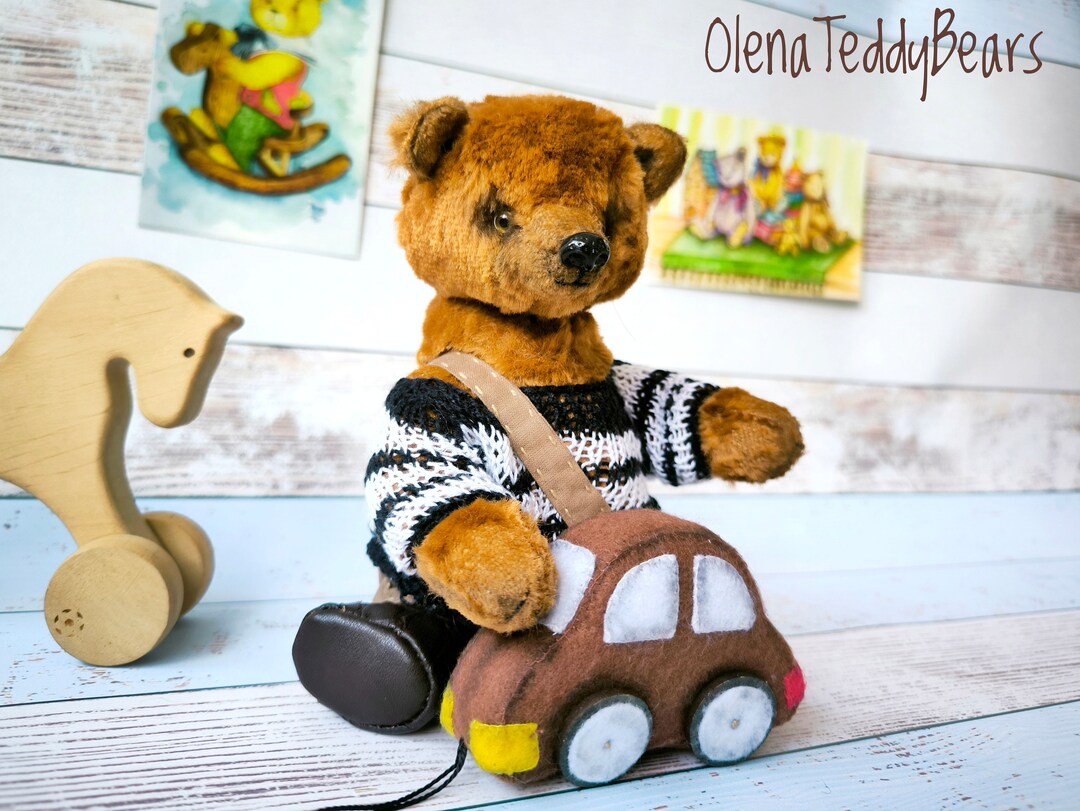 Handmade Teddy Bear, Stuffed Animal, Little Bear, OOAK Bear, Artist ...