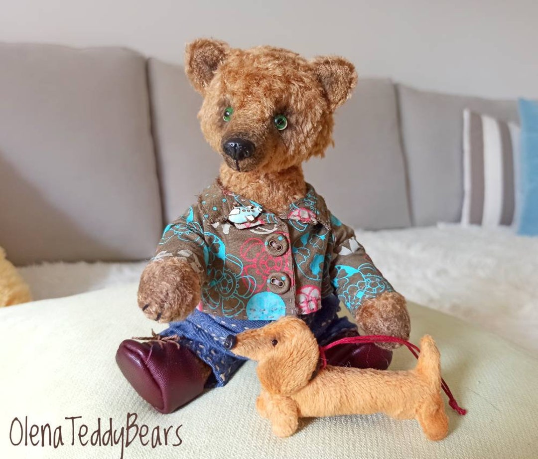 Teddy Bear Gift, Stuffed Animal, Vintage Plush Toy, Collectible Bear ...