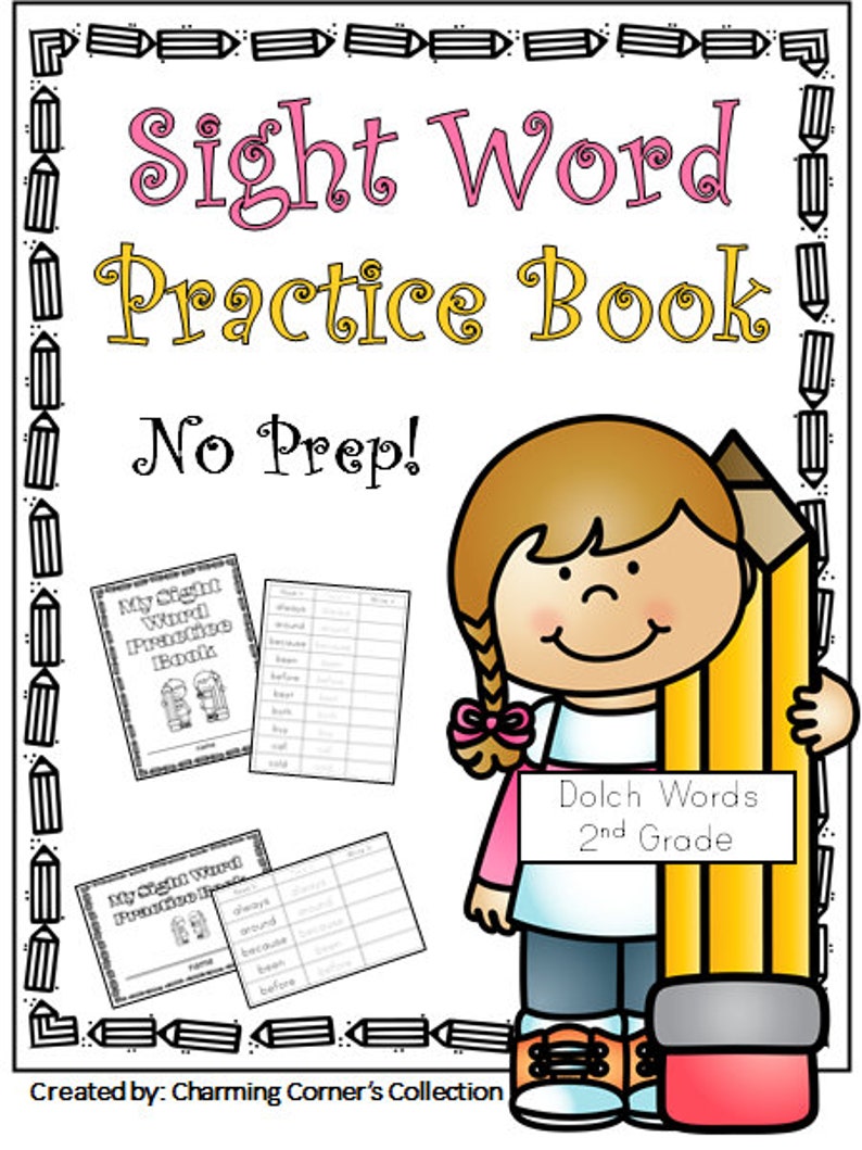 Dolch Word Practice Book 2nd Grade - Etsy UK