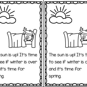 Groundhog Day ~ Mini Book & Sequencing Activity Pack - Etsy