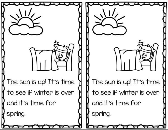 Groundhog Day ~ Mini Book & Sequencing Activity Pack - Etsy