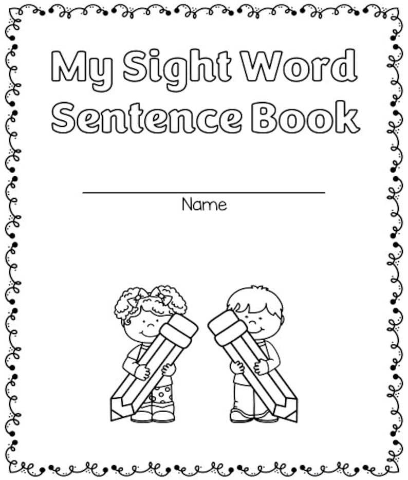 Dolch Words Writing Sentences Primer - Etsy Canada