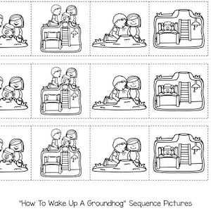 Groundhog Day Mini Book & Sequencing Activity Pack - Etsy