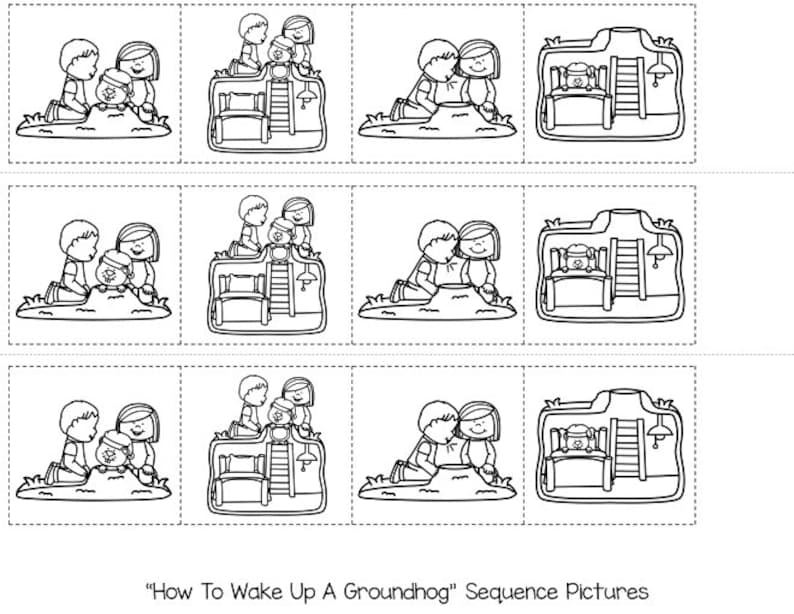 Groundhog Day ~ Mini Book & Sequencing Activity Pack - Etsy