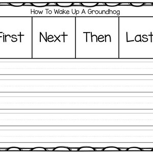 Groundhog Day ~ Mini Book & Sequencing Activity Pack - Etsy