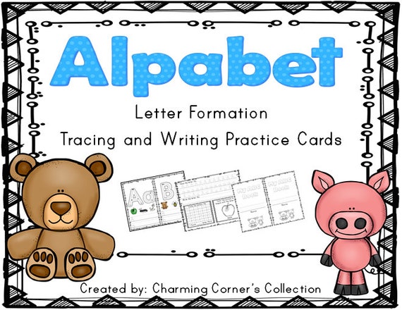 Alphabet Writing Practice | Etsy
