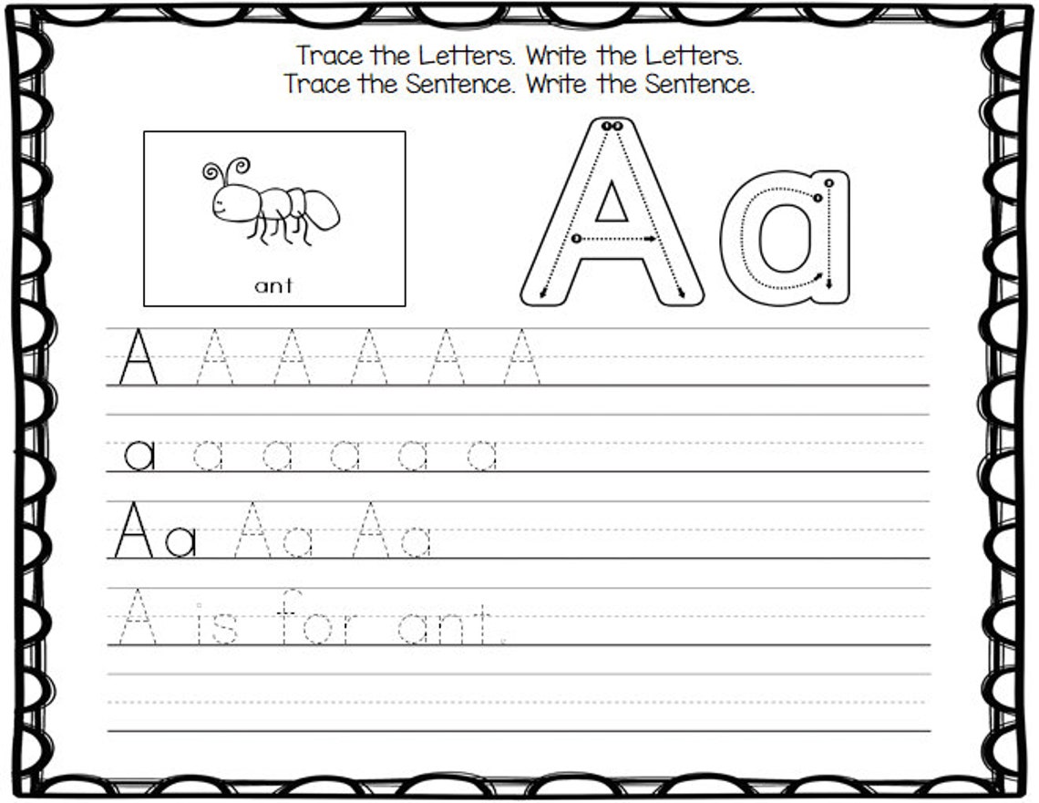 Abc's & 123's Writing Practice - Etsy