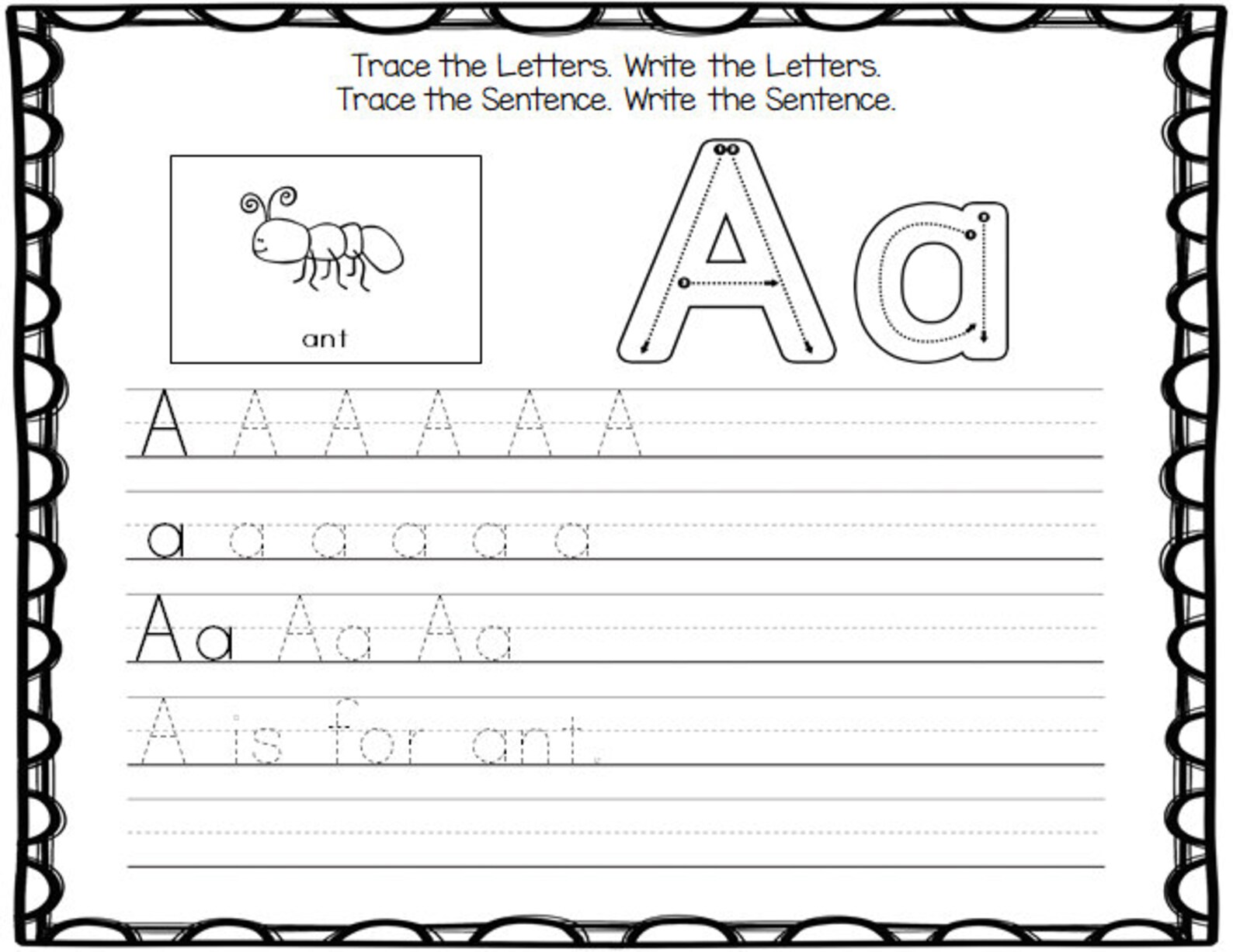 Abc's & 123's Writing Practice - Etsy