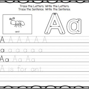 Abc's & 123's Writing Practice - Etsy