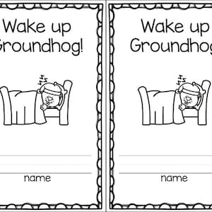 Groundhog Day ~ Mini Book & Sequencing Activity Pack - Etsy
