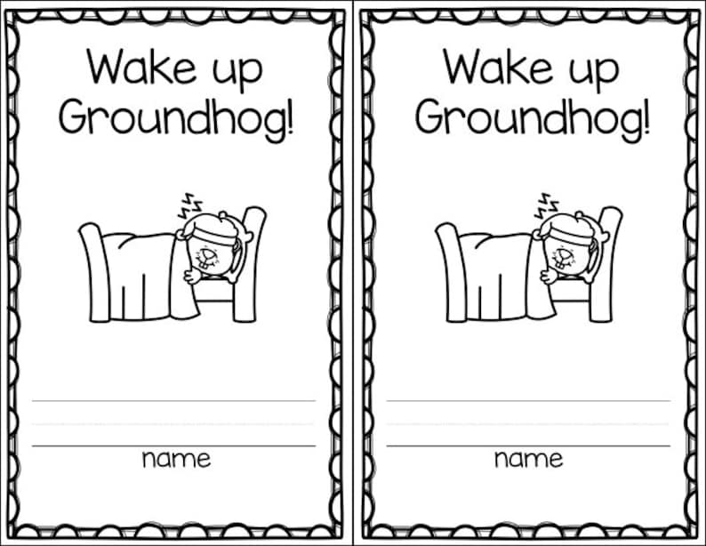 Groundhog Day ~ Mini Book & Sequencing Activity Pack - Etsy