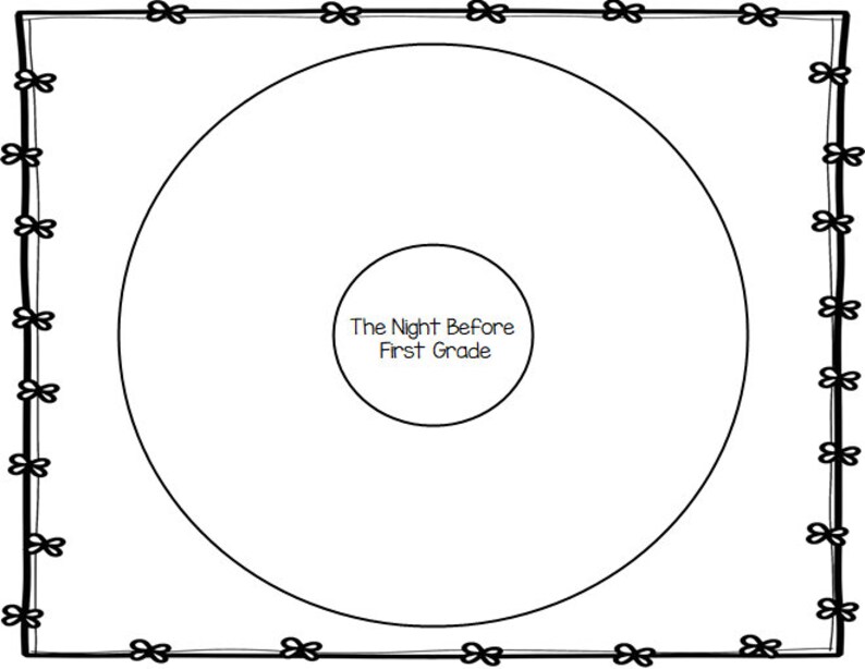 The Night Before First Grade Book Companion - Etsy