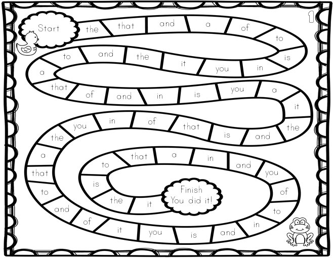 Fry Word Roll and Read Words 1-100 - Etsy