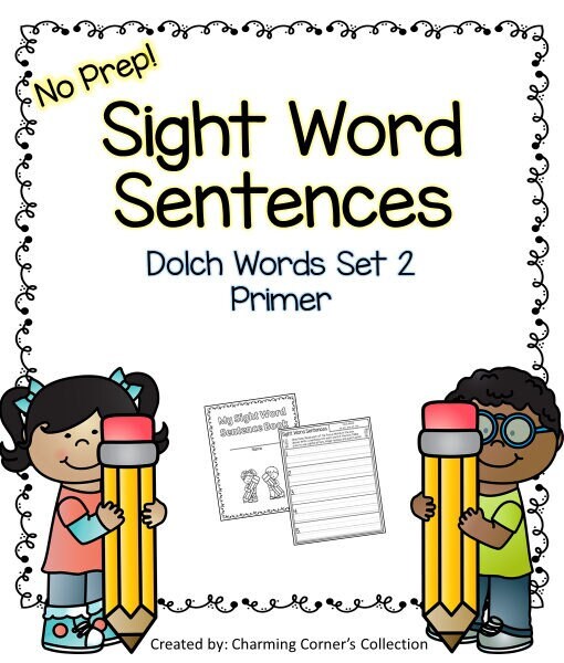 Dolch Words Writing Sentences Primer - Etsy Canada