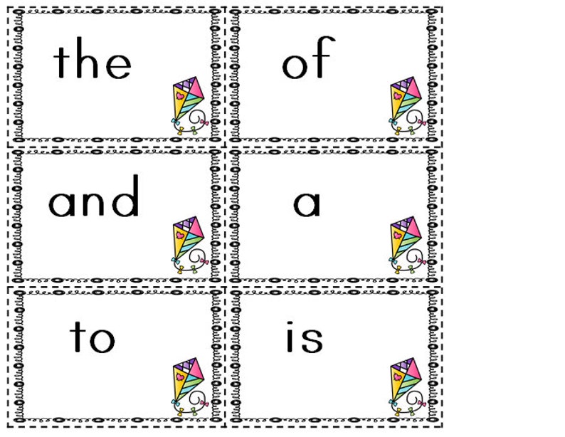 Fry Word Roll and Read Words 1-100 - Etsy