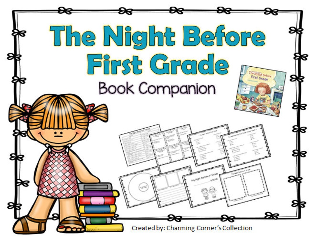 The Night Before First Grade Book Companion - Etsy