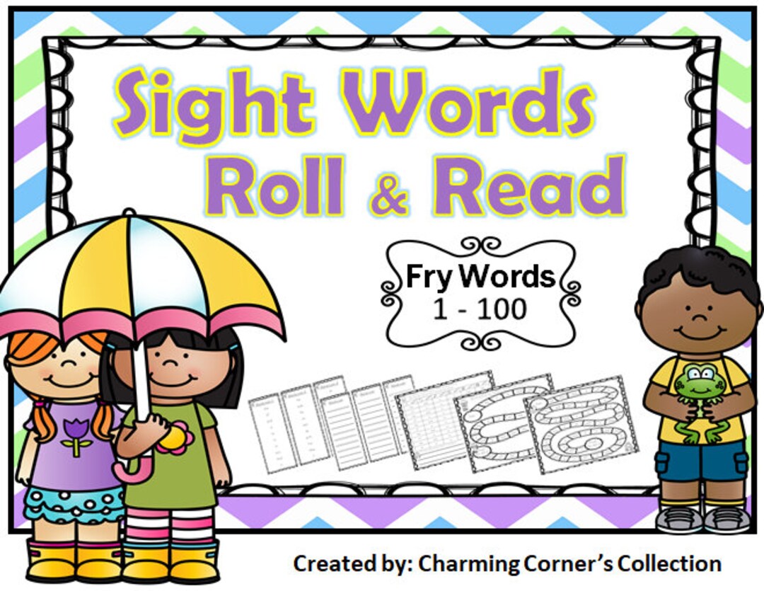 Fry Word Roll and Read Words 1-100 - Etsy