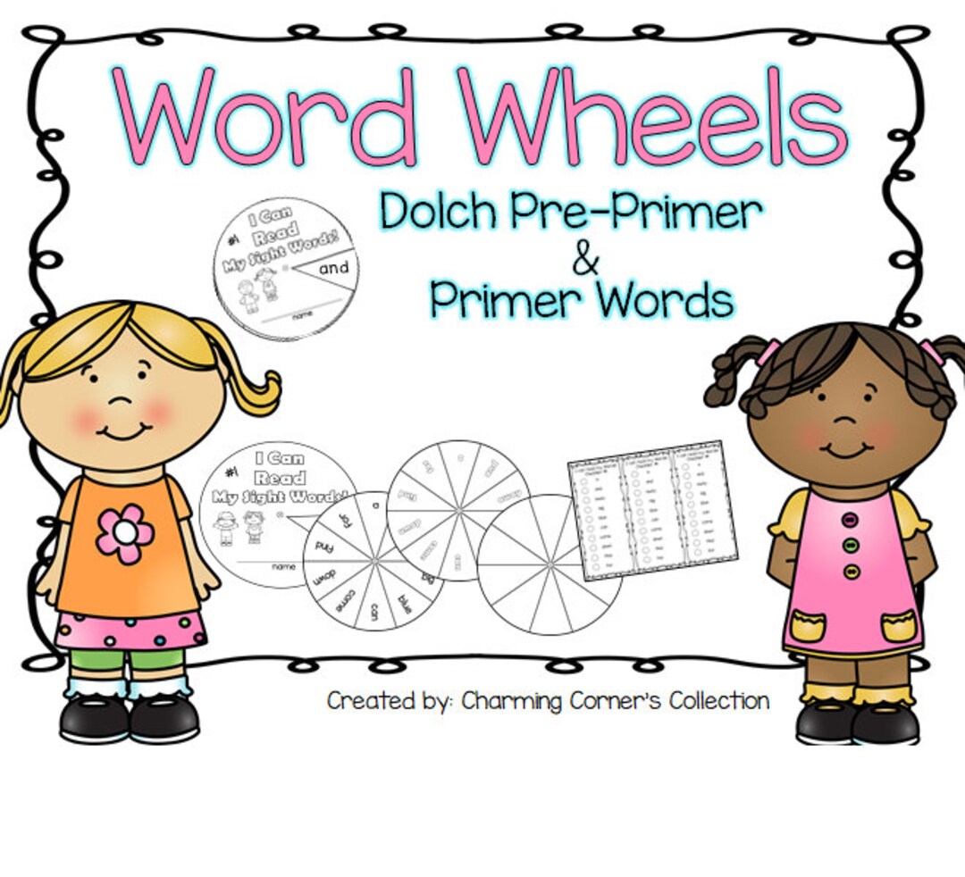 Dolch Word Wheels Pre-primer and Primer Set - Etsy