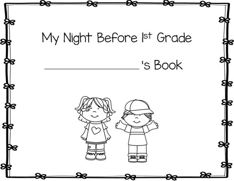 The Night Before First Grade Book Companion - Etsy