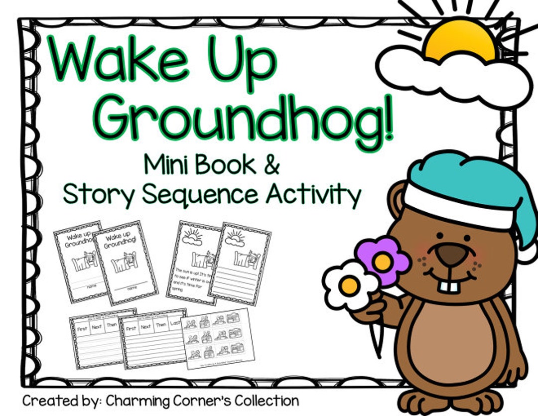 Groundhog Day ~ Mini Book & Sequencing Activity Pack - Etsy